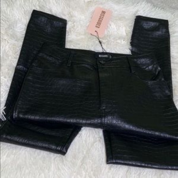 Missguided | Pants & Jumpsuits | Stassie X Missguided Croc Pants | Poshmark